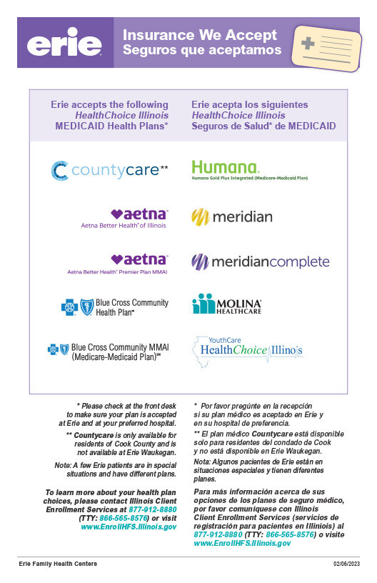 DRAFT Welcome to Erie – Erie Family Health Centers